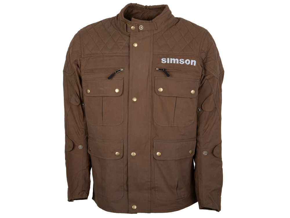 Braune Simson Motorradjacke - L, 99,81