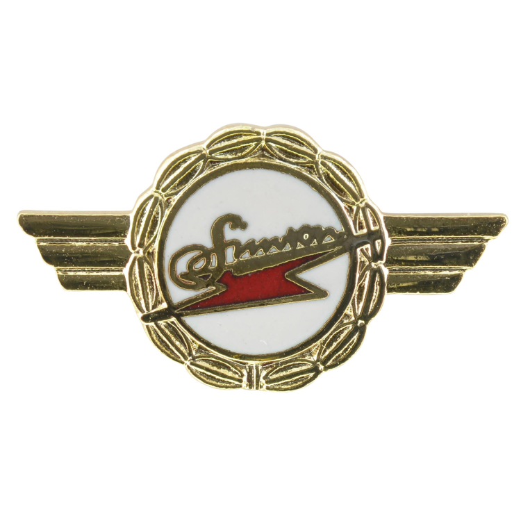 Pin, Anstecknadel mit Simson Markenlogo - Gold, 8,53