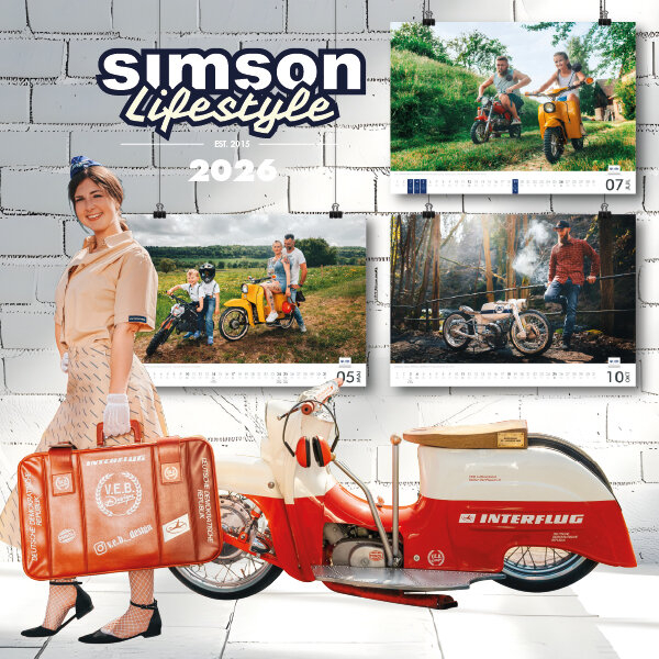 Simson Lifestyle-Kalender 2026 von MZA, 17,11