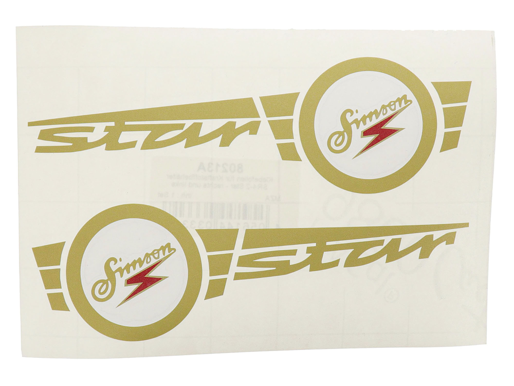 Simson Klebefolie Simson Star SR4-2 SET rechts und links, 14,50
