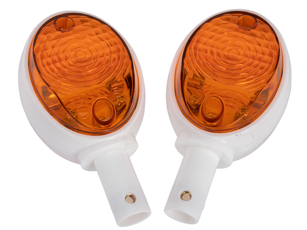 Schwalbe Blinker - Original mit E Prüfzeichen Orange / Weiß, 18,10